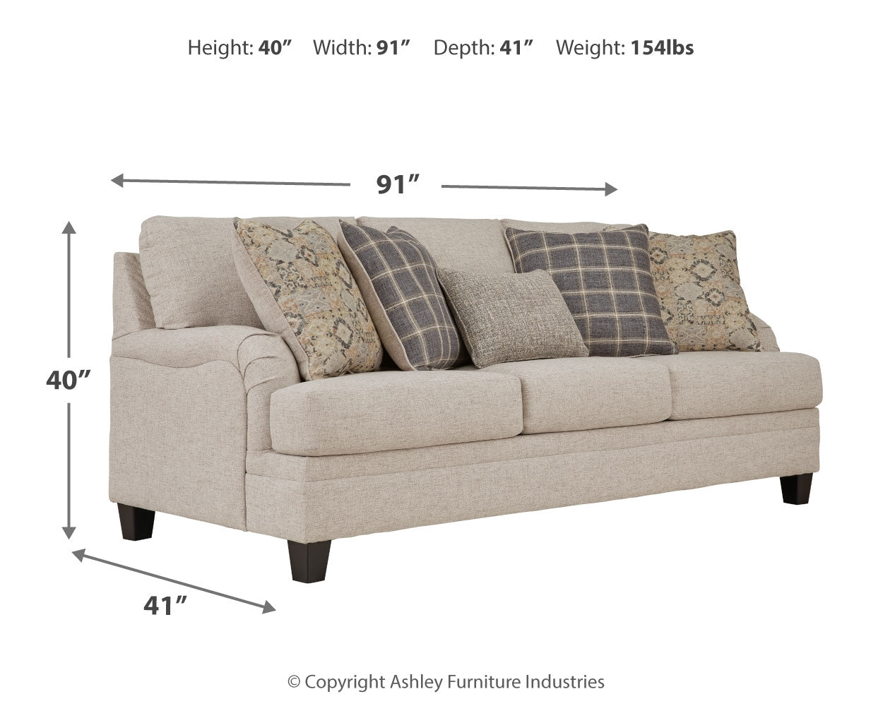 Bralynn Sofa – Ashley Furniture Homestore