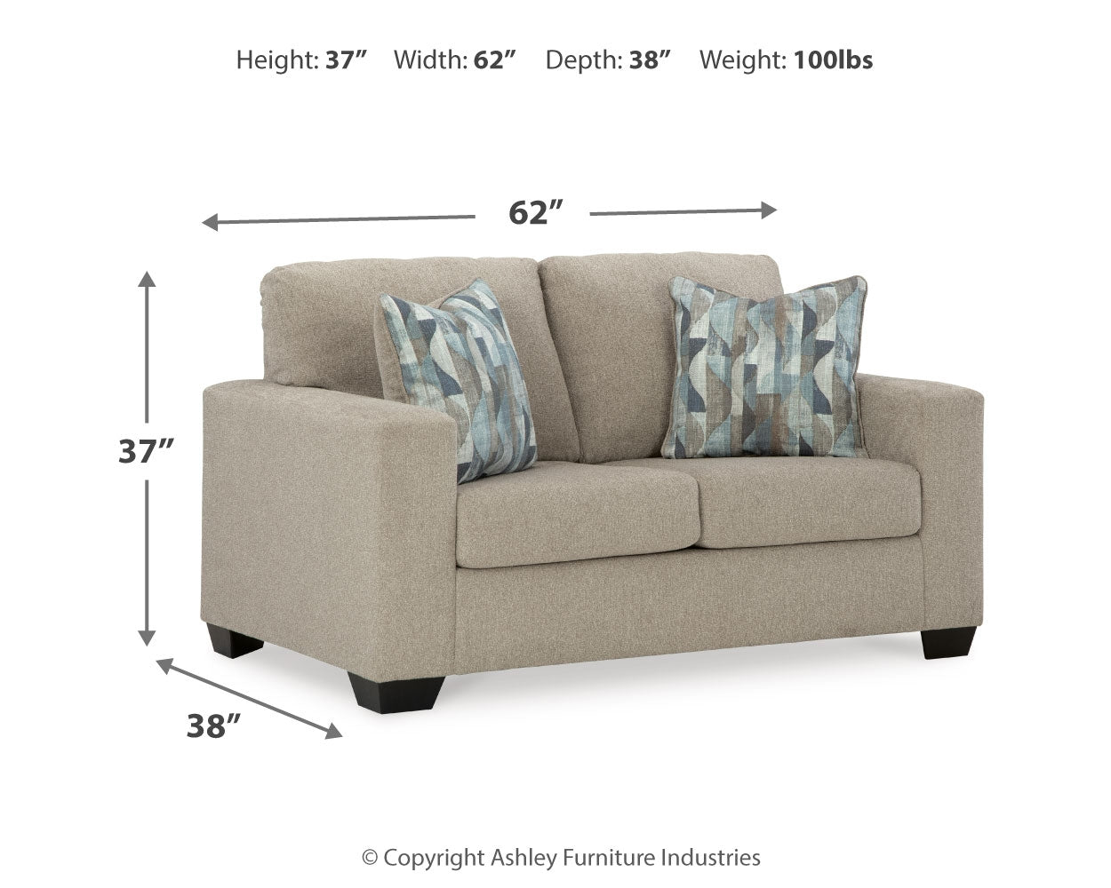 Deltona Loveseat – Ashley Furniture Homestore