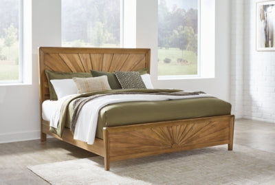 Takston Queen Panel Bed – Ashley Furniture Homestore