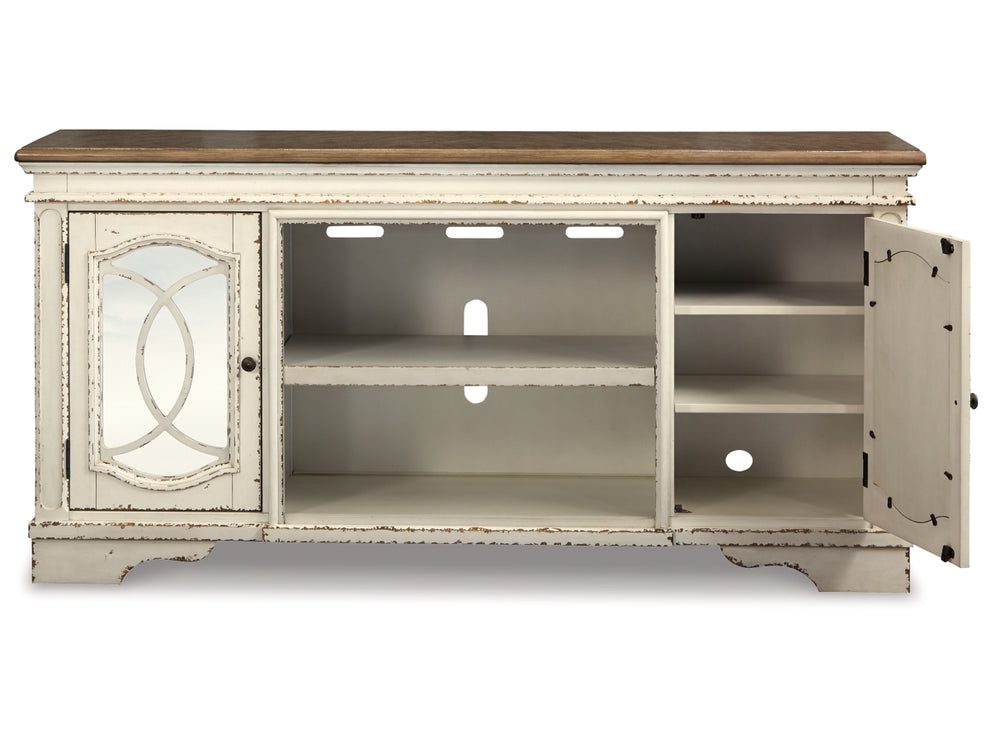 Realyn 74" TV Stand – Ashley Furniture Homestore