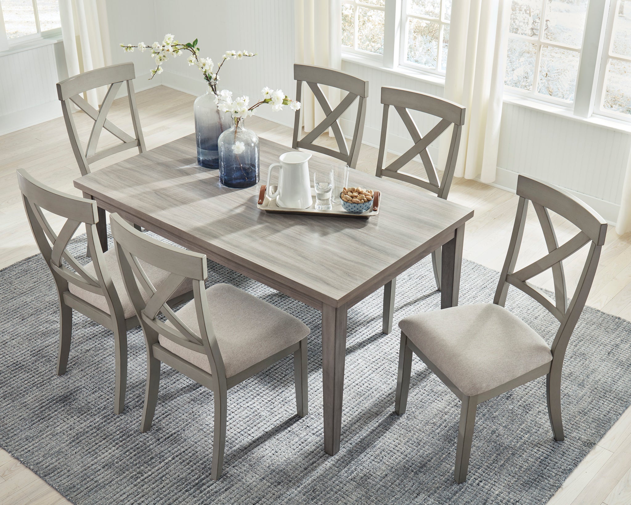 Parellen Dining Table and 6 Chairs – Ashley Furniture Homestore