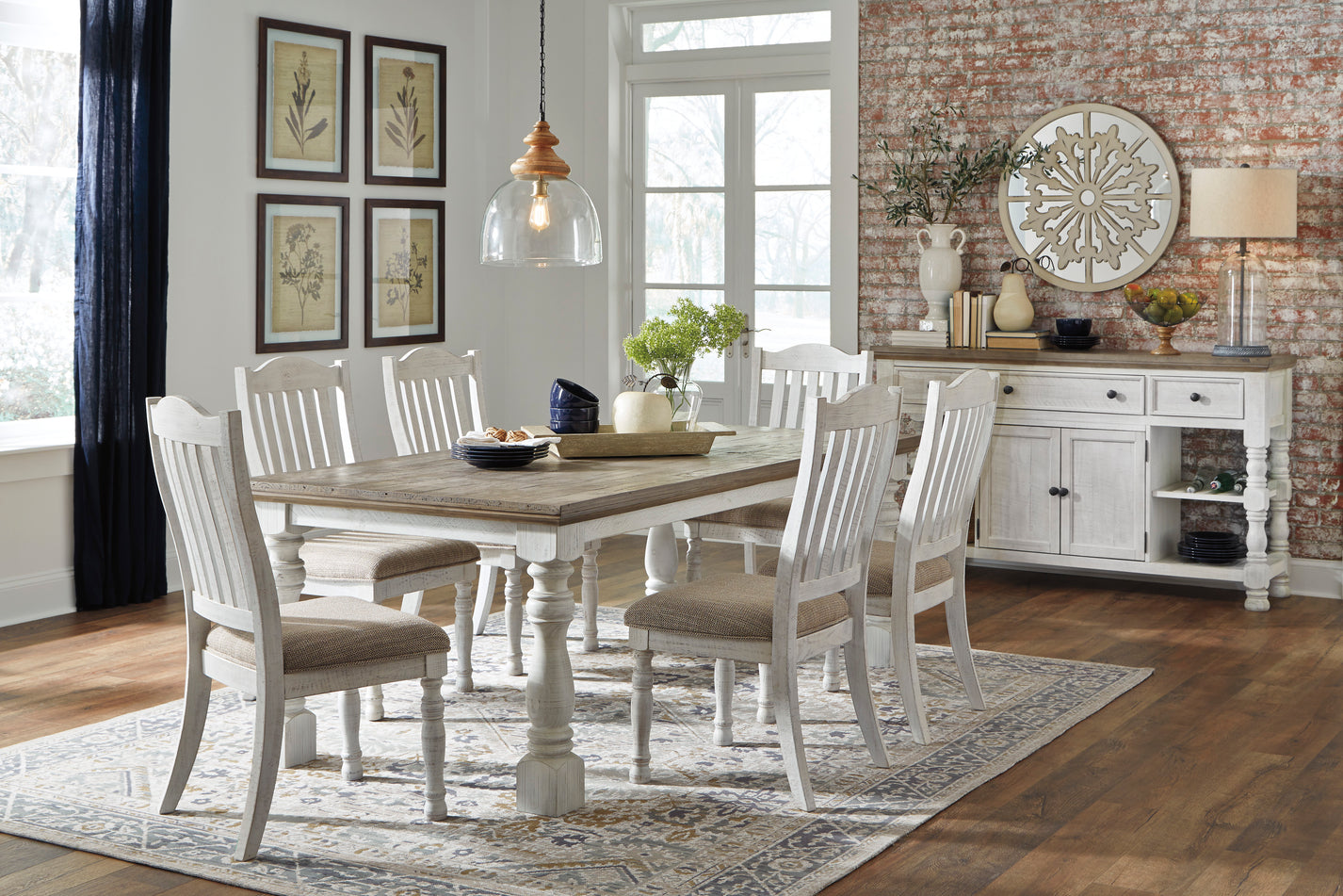 Havalance Dining Table and 6 Chairs – Ashley Furniture Homestore